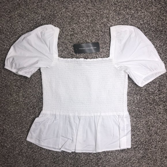 French Connection | Tops | New French Connection Artina Poplin Short ...